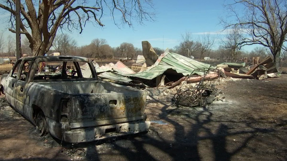 Carbon Among Hardest Hit by Eastland Complex Wildfires – NBC 5 Dallas ...