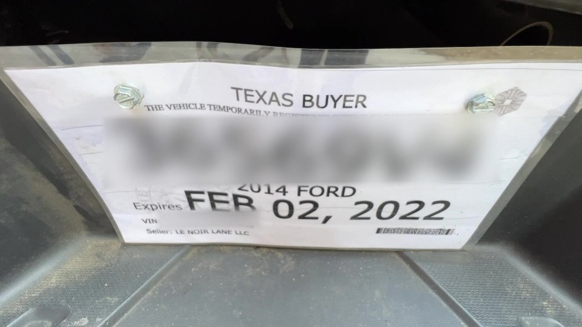 texas-dmv-releases-plan-to-close-paper-tag-loophole-nbc-5-dallas-fort-worth