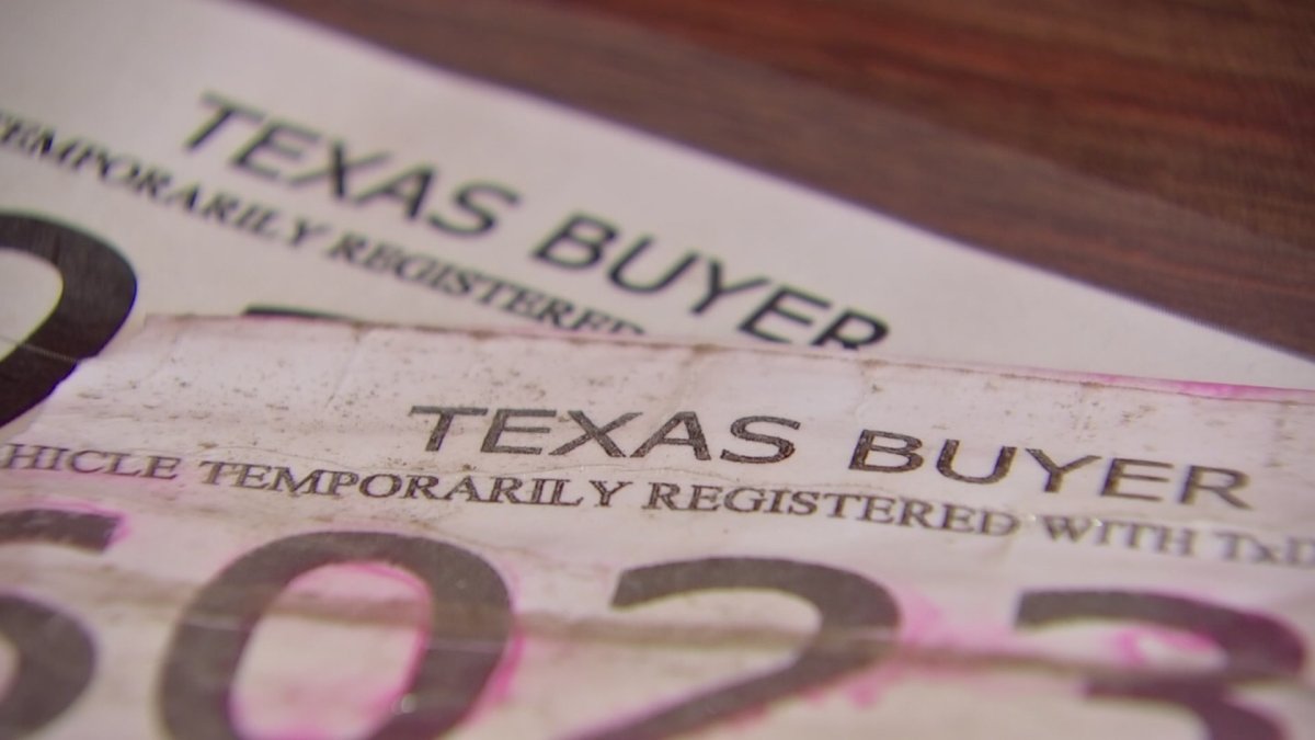 Texas DMV Says 30 Dealers Caught Selling Paper Tags for Profit – NBC 5 ...