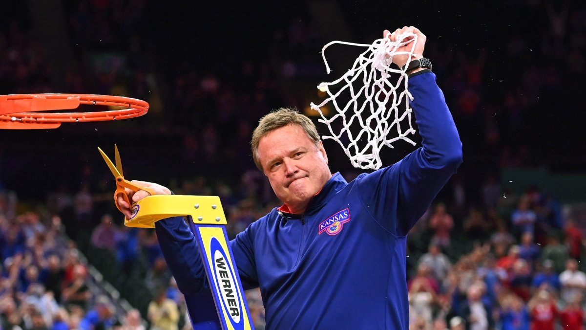 ‘One Shining Moment’ Plays as Kansas Cuts Down Nets After Title Win ...