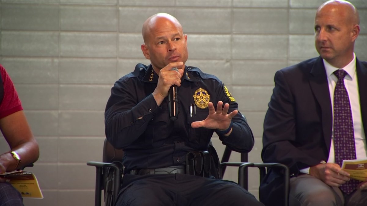 Dallas Police Chief Addresses Recent Shootings in Town Hall – NBC 5 ...