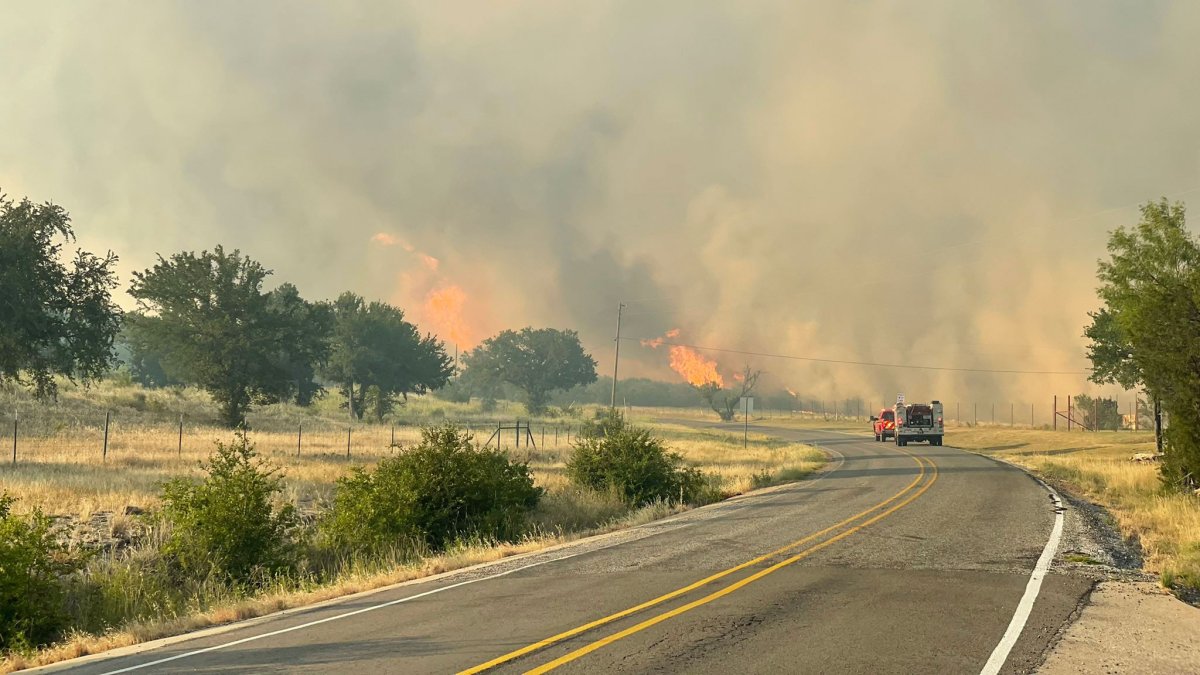 Texas’ Dempsey Wildfire Burns Through 11,500 Acres – NBC 5 Dallas-Fort ...