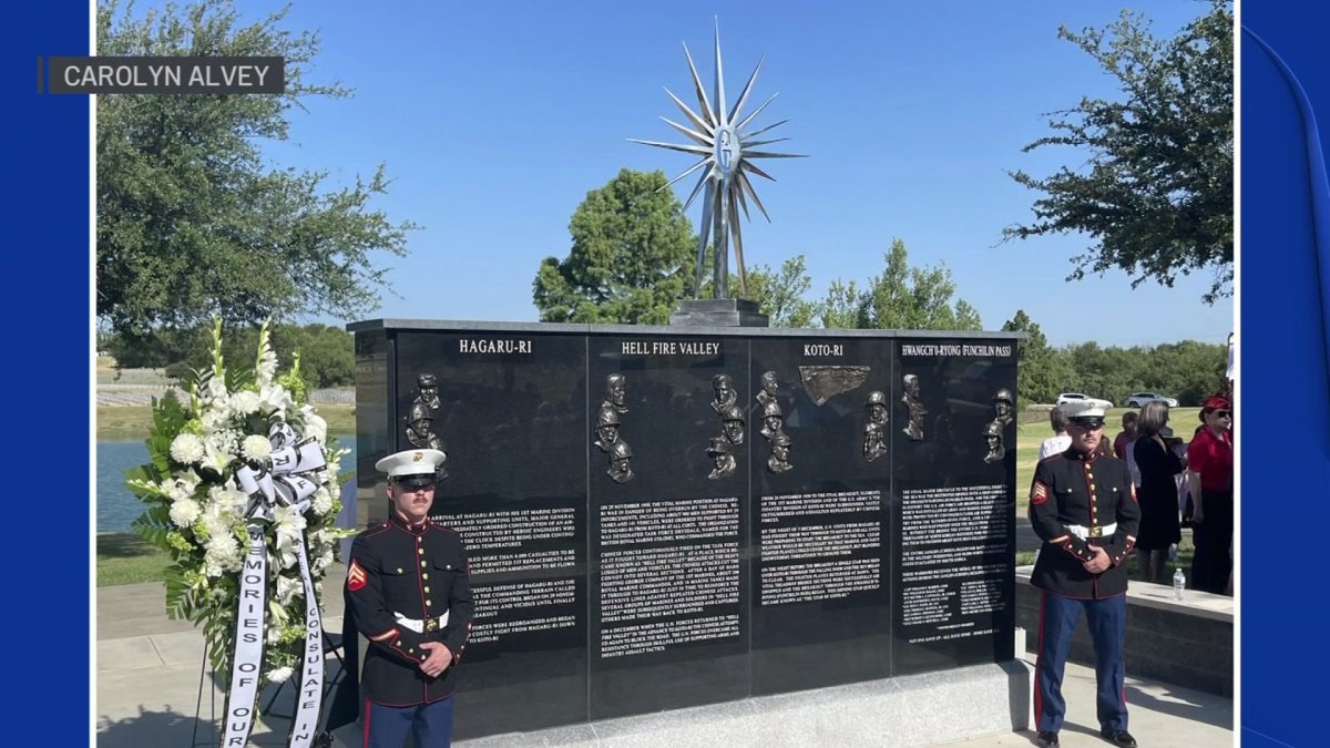 Chosin Few Memorial Unveiled at DFW National Cemetery – NBC 5 Dallas ...