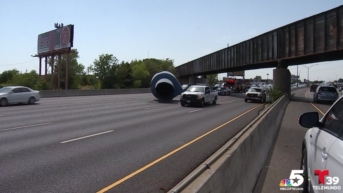 What Is That? Mystery Object Blocks Traffic in Dallas – NBC 5 Dallas ...