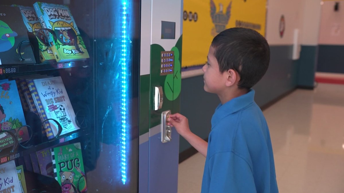 Book Vending Machines Installed at Two Dallas ISD Schools – NBC 5 ...
