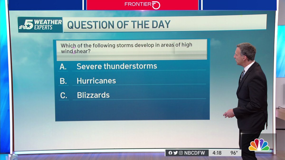 Weather Quiz: High Wind Shear – NBC 5 Dallas-Fort Worth