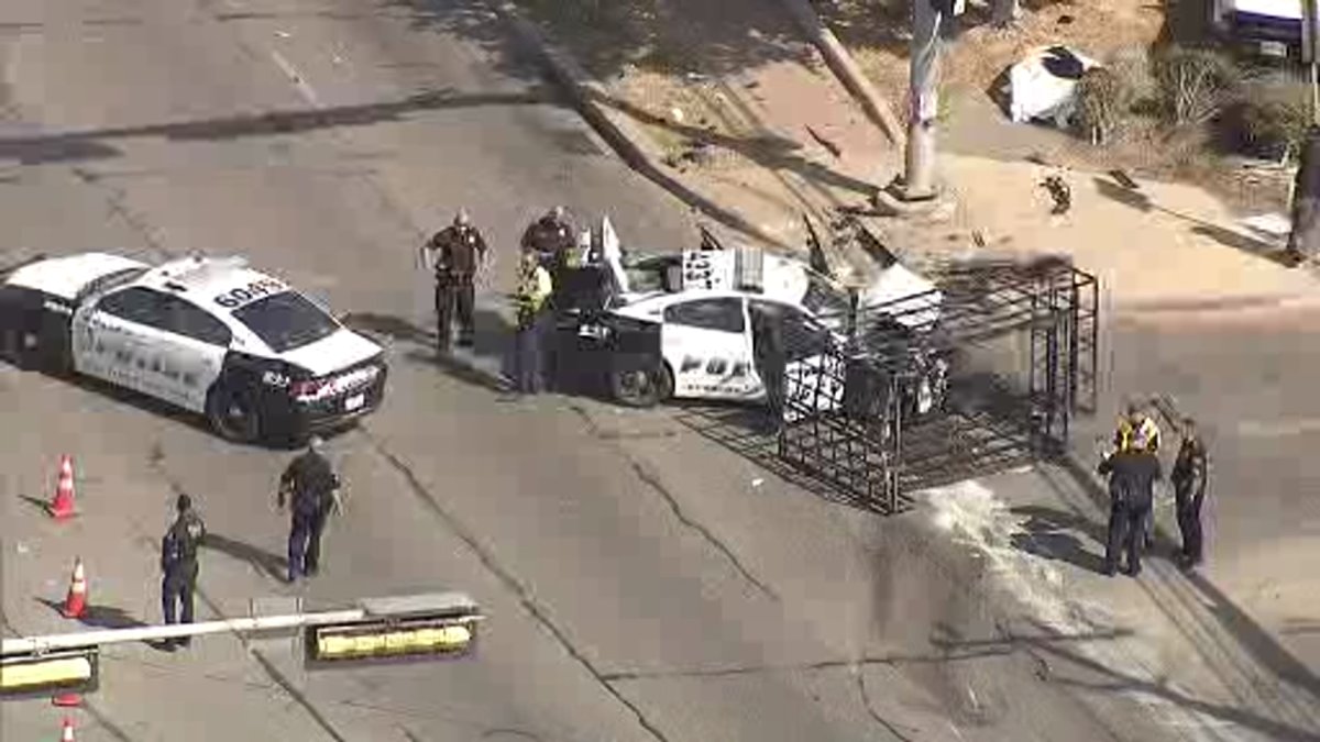 Dallas Officers Involved in Crash During Pursuit – NBC 5 Dallas-Fort Worth