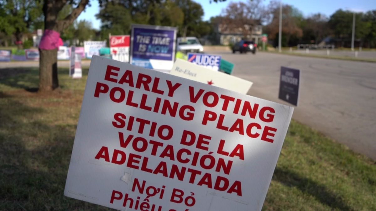 Early Voting Numbers Down in Comparison to Previous Years – NBC 5 ...