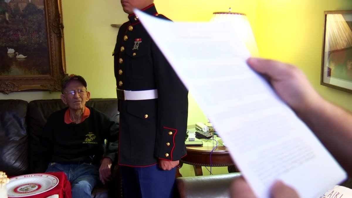 Arlington Marine Honored Ahead of Veterans Day – NBC 5 Dallas-Fort Worth