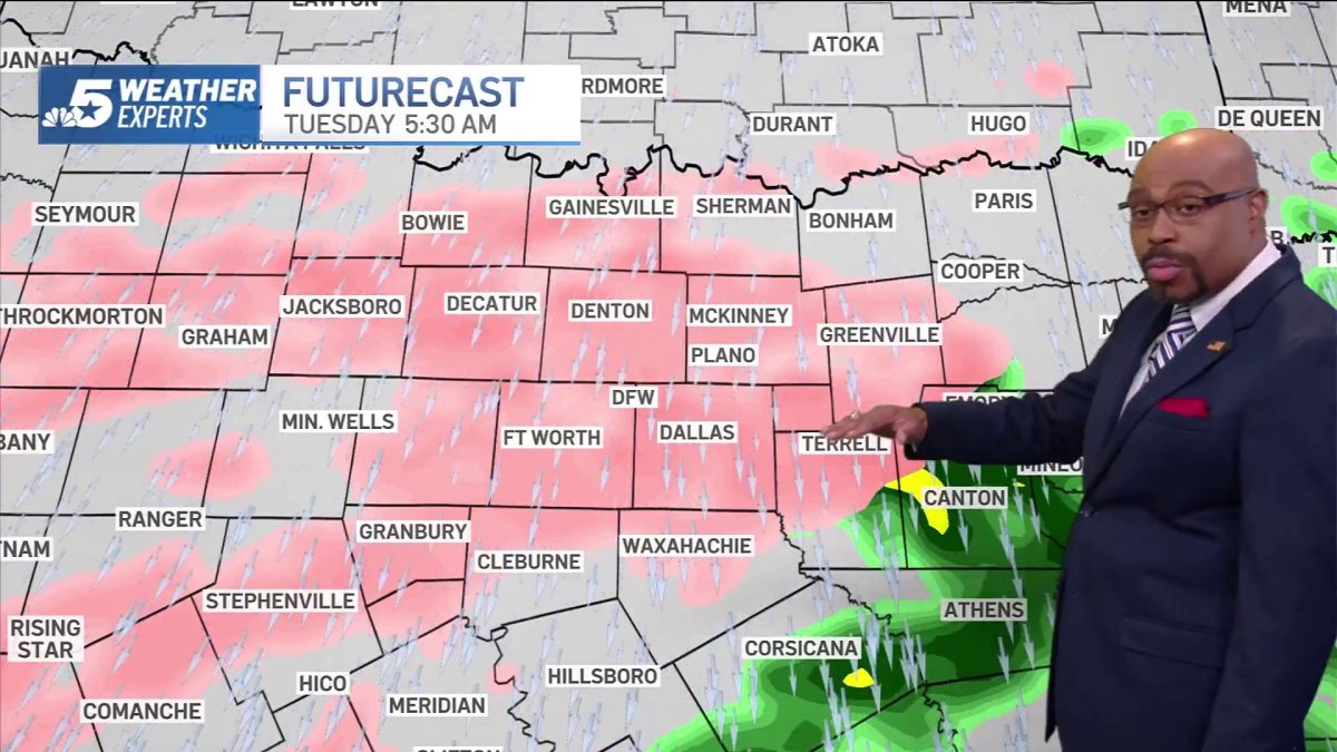 Waves of Rain and Wintry Weather Possible Next Week – NBC 5 Dallas-Fort ...