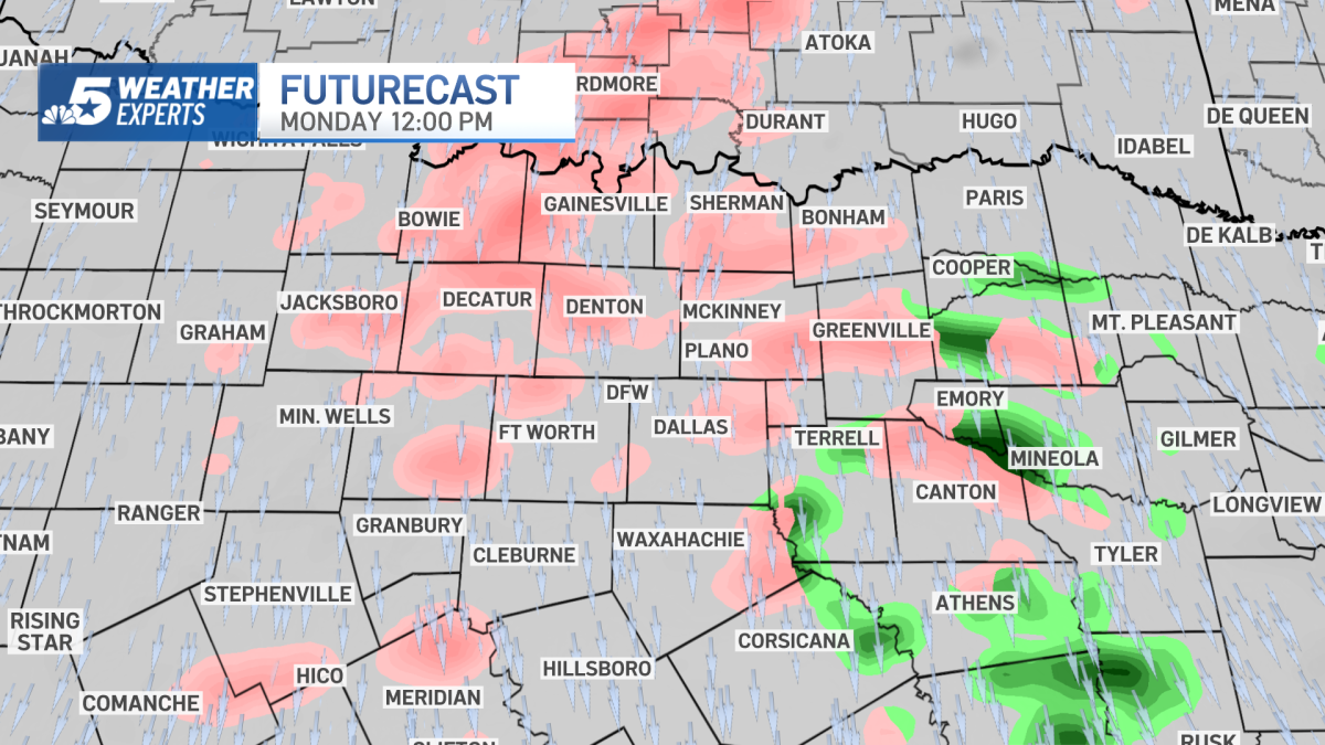 Waves of Rain, Icy Conditions Expected For North Texas – NBC 5 Dallas ...