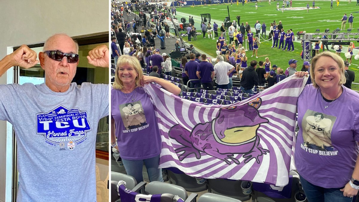 TCU Fan Photos: Hawaiian & Forever Frog Fans – NBC 5 Dallas-Fort Worth