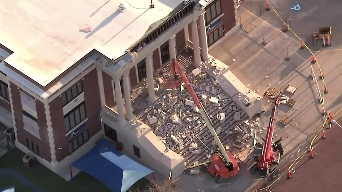 2 Hurt When Church Building Crumbles During Reconstruction – NBC 5 ...