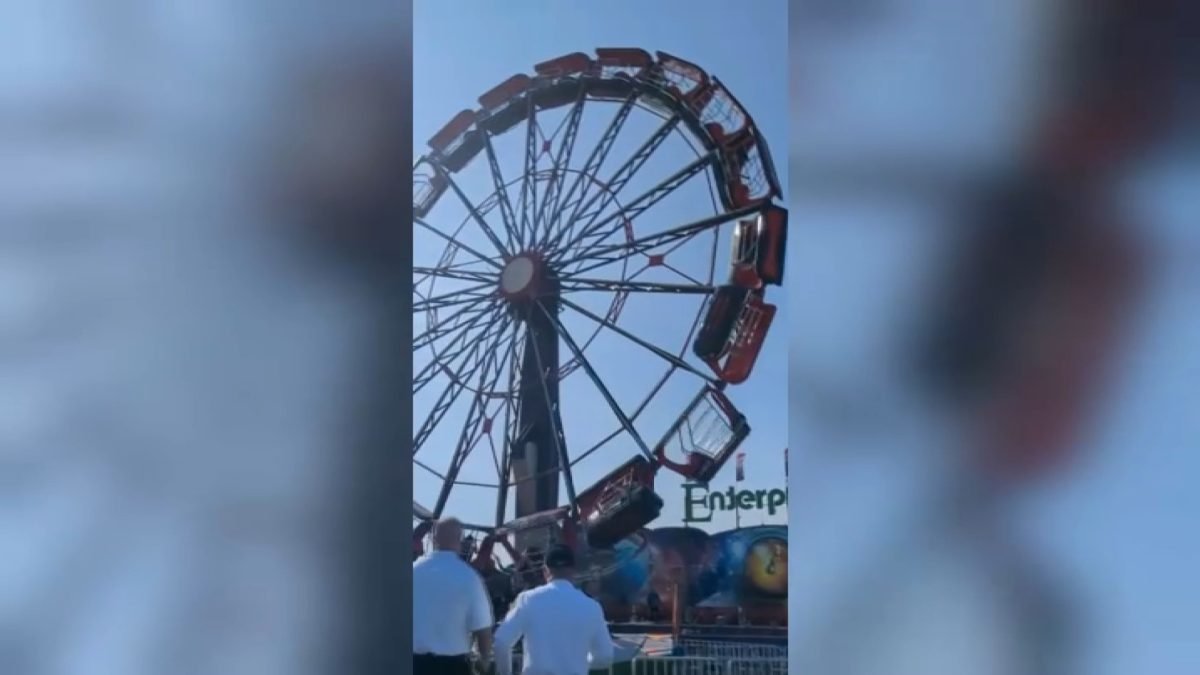 Fair Patrons Describe Being Stuck Upside Down on Ferris Wheel – NBC 5 ...