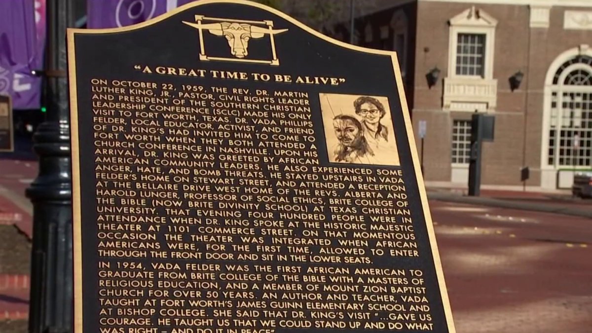 Martin Luther King’s Fort Worth Visit Remembered – NBC 5 Dallas-Fort Worth