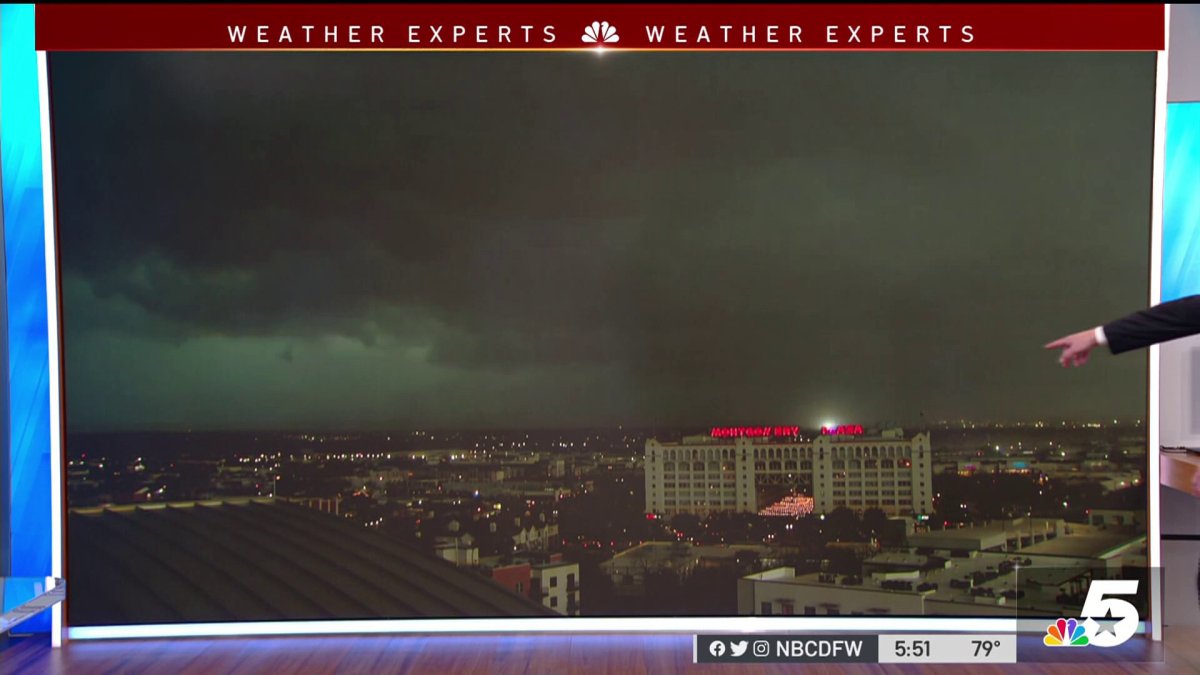 Power Flashes Seen in Fort Worth as Storms Bring Powerful Winds ...