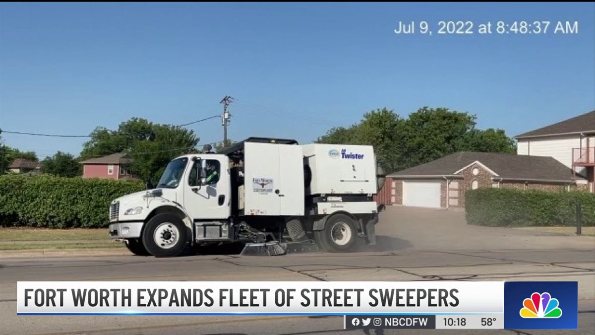 Fort Worth Buys 12 Street Sweepers to Fight Litter – NBC 5 Dallas-Fort ...