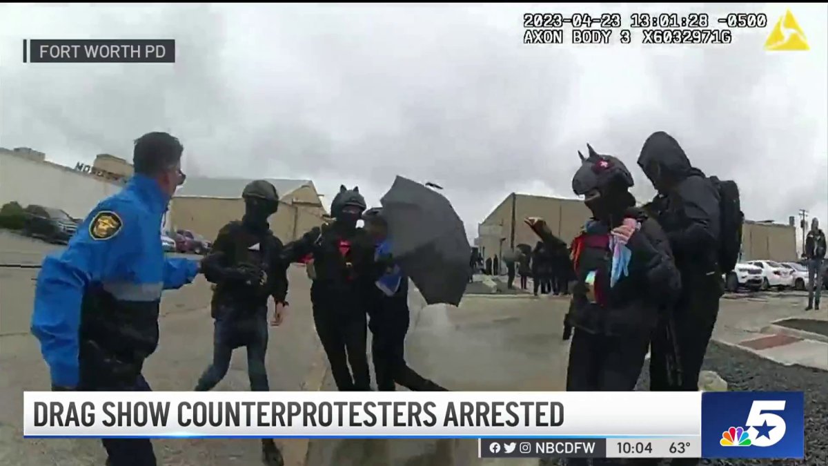 Video Shows Clash With Police During Protest Outside Fort Worth Drag ...