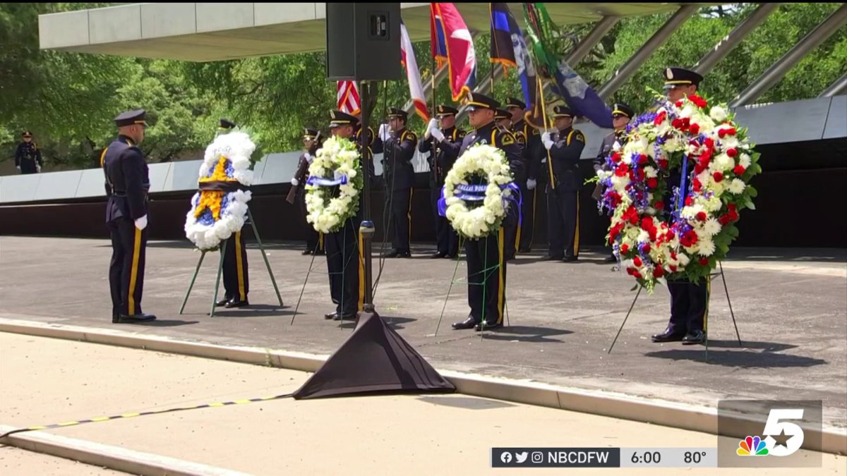 Dallas Police Honor Officers Who Died in the Line of Duty – NBC 5 ...