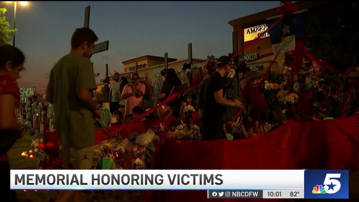 North Texans Leave Flowers, Crosses at Memorial for Allen Victims – NBC ...