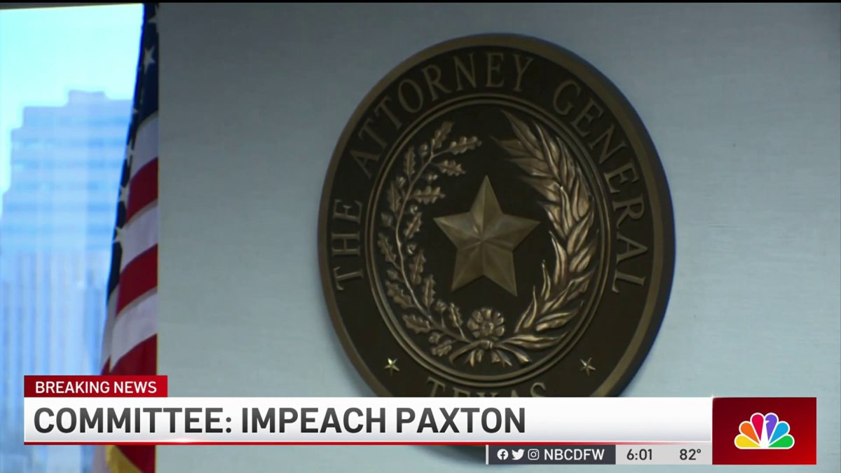 Texas Attorney General Could Face Possible Impeachment – NBC 5 Dallas ...
