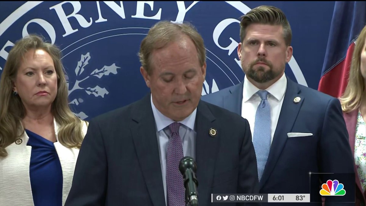 Attorney General Ken Paxton Impeached By Texas House Nbc 5 Dallas