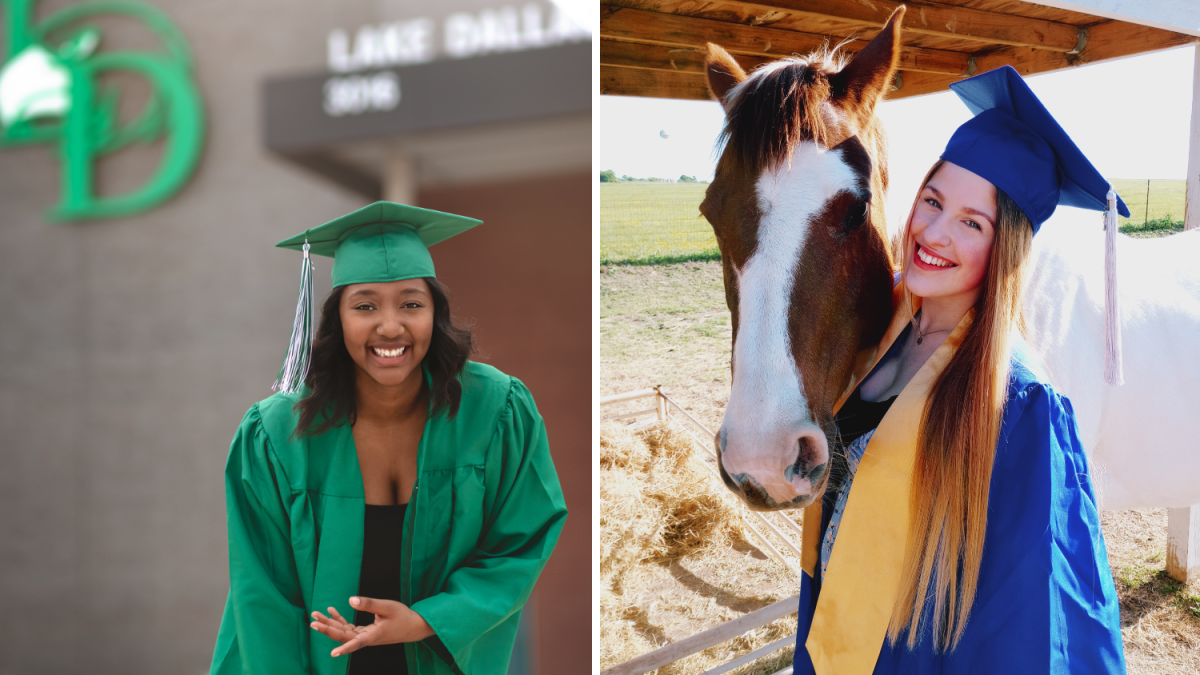 Graduation Photos: Kaylee and Lyla – NBC 5 Dallas-Fort Worth
