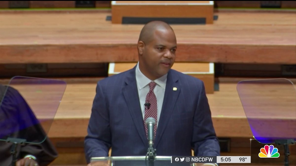 Dallas Mayor Eric Johnson inaugurated, lays out four-year plan – NBC 5 ...