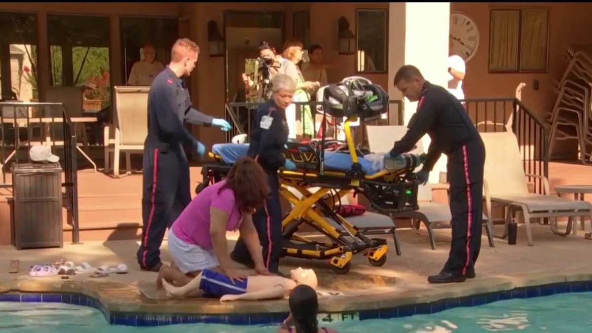 Children’s Health stages mock drowning to encourage swim safety – NBC 5 ...