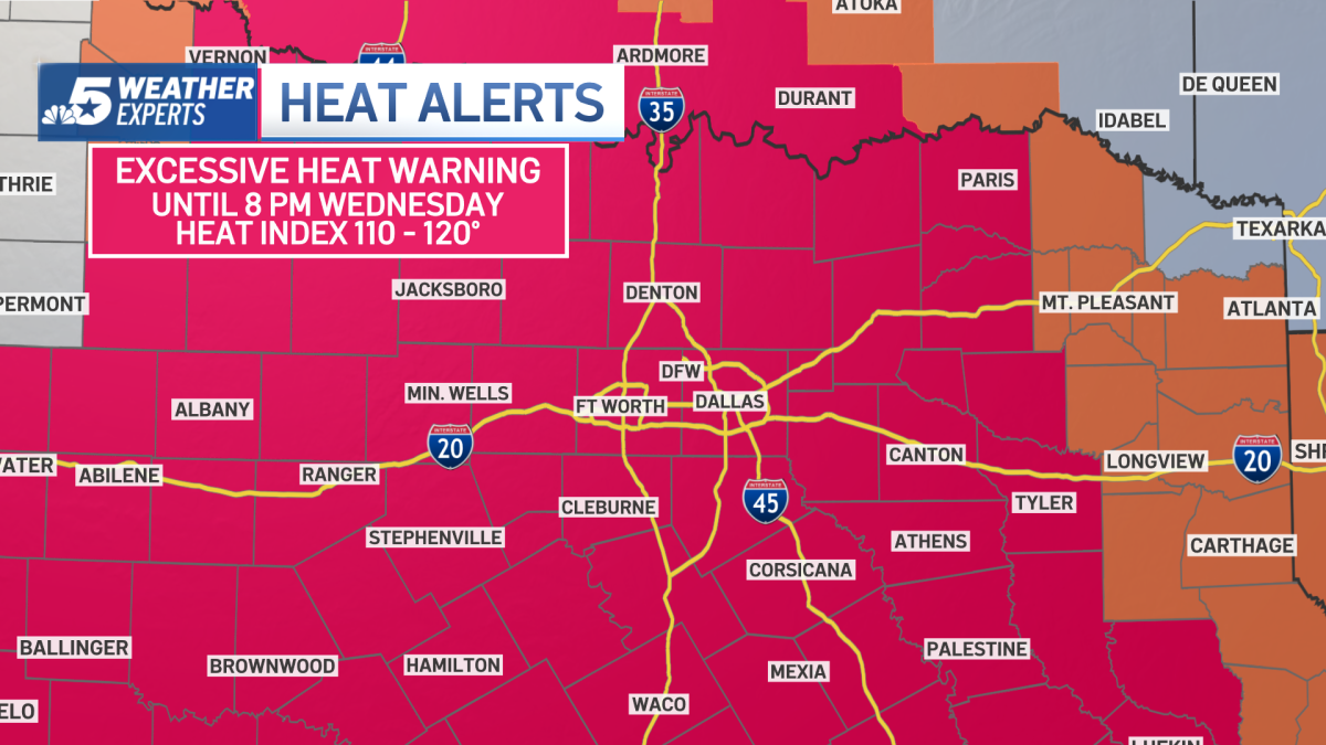 Weather Threat Wednesday And Thursday In North Texas Nbc 5 Dallas