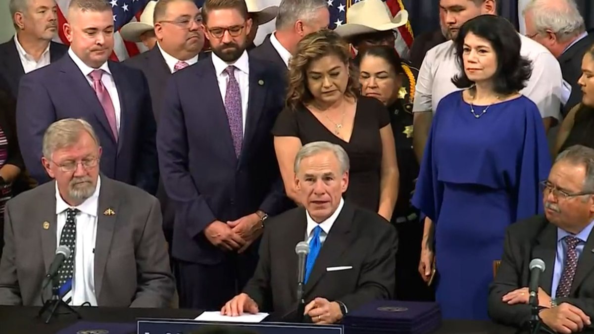 Gov. Abbott signs ‘critical public safety legislation’ Tuesday – NBC 5 ...