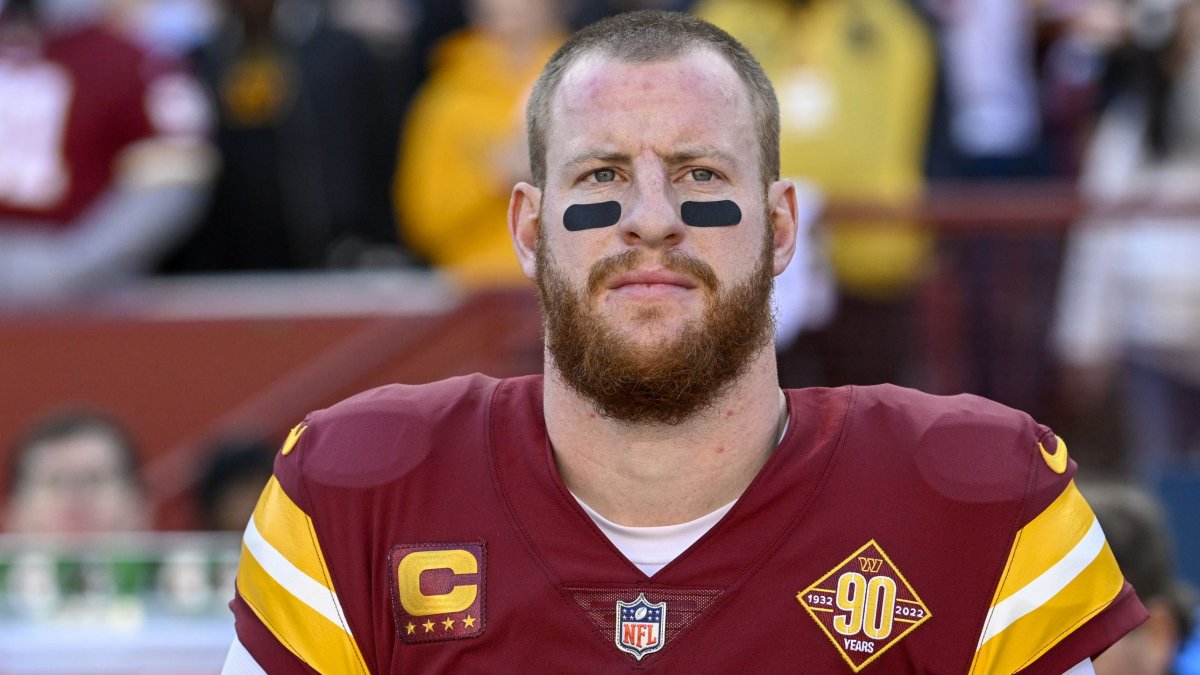 NFL fans roast Carson Wentz’s ‘alternate’ workout uniform – NBC 5 ...