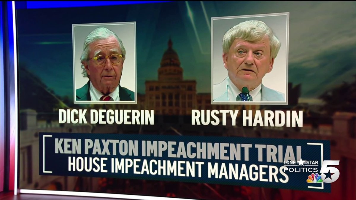 Here are the key players in Ken Paxton’s impeachment trial – NBC 5 ...