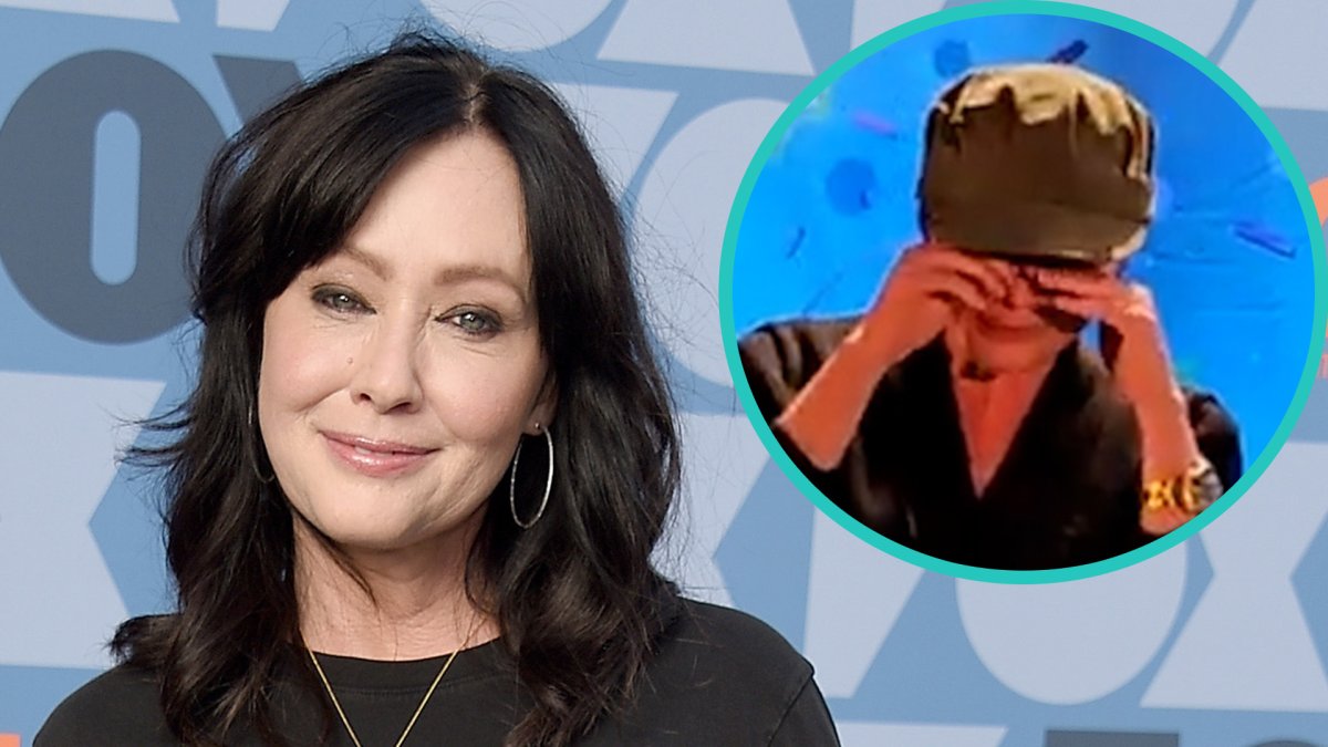 Shannen Doherty tears up with ‘90210’ cast over standing ovation at 90s ...