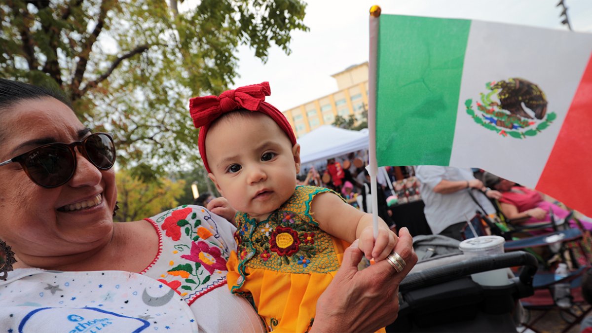 Viva Dallas! celebrates the Mexican Independence outside Dallas City ...