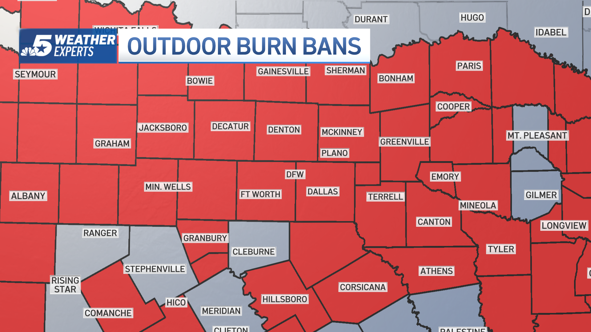 Even with recent rain, drought expands across North Texas – NBC 5 ...