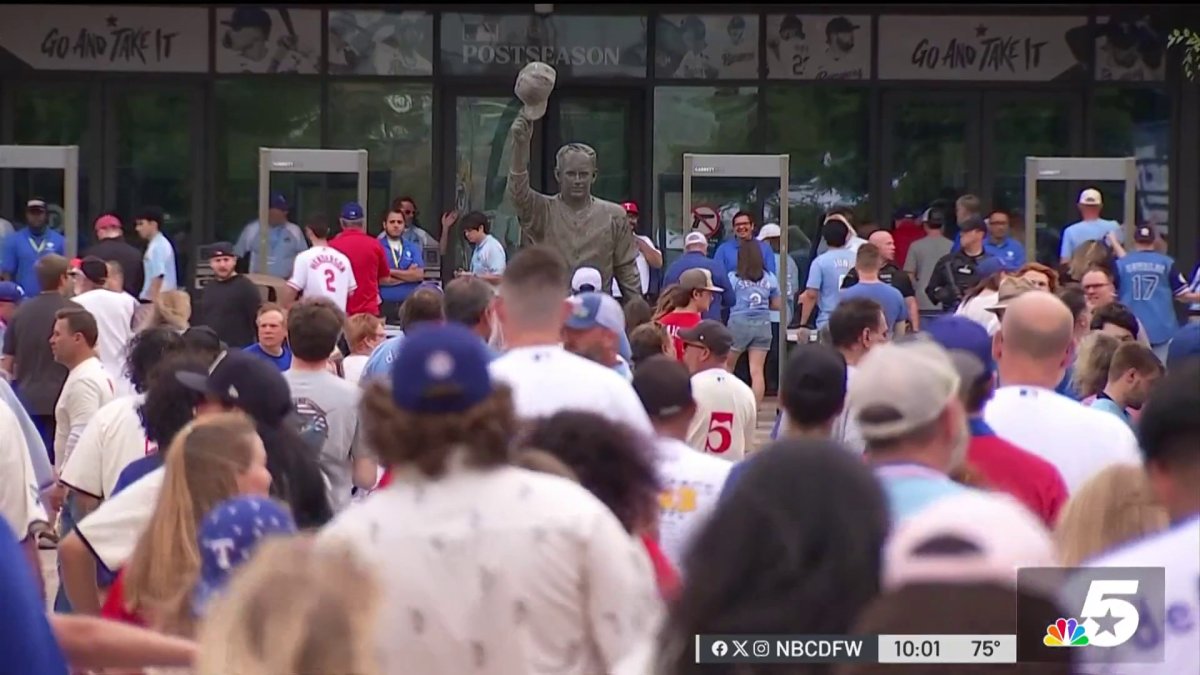 Texas Rangers fans pack out Globe Life Field Stadium for ALDS game ...