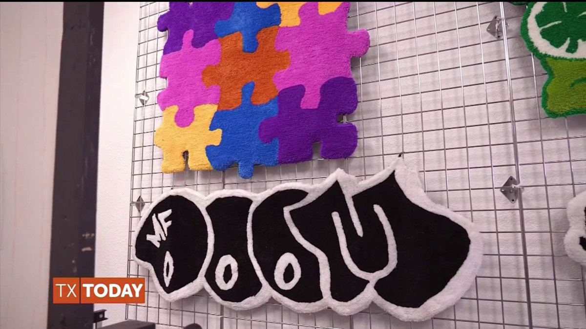 The art of tufting with Rug Ratz – NBC 5 Dallas-Fort Worth