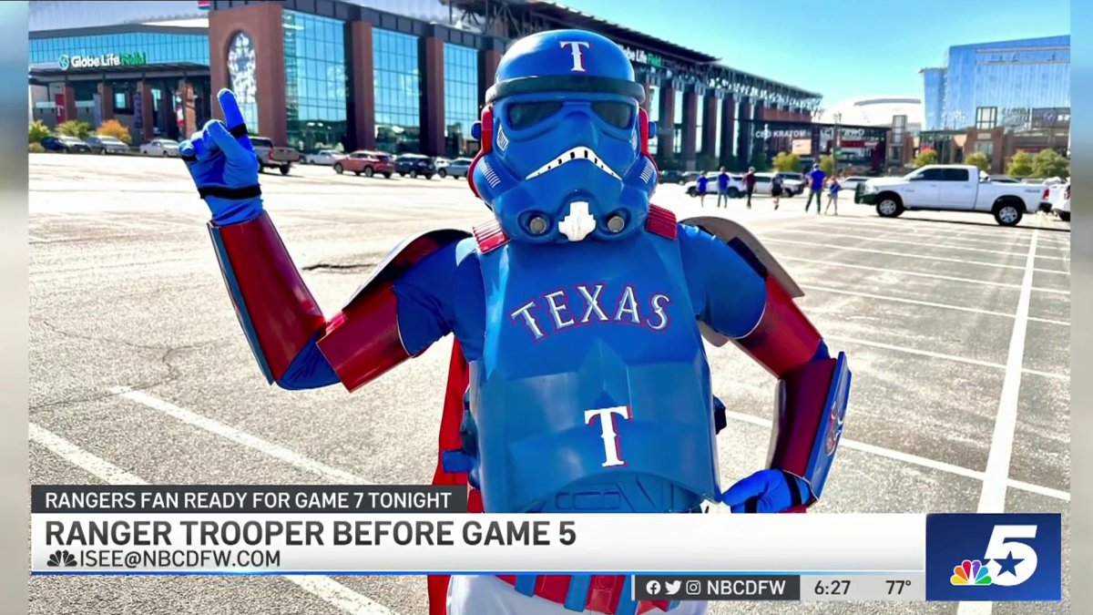 Rangers Fan Photos: Siburts & Ranger Trooper – NBC 5 Dallas-Fort Worth