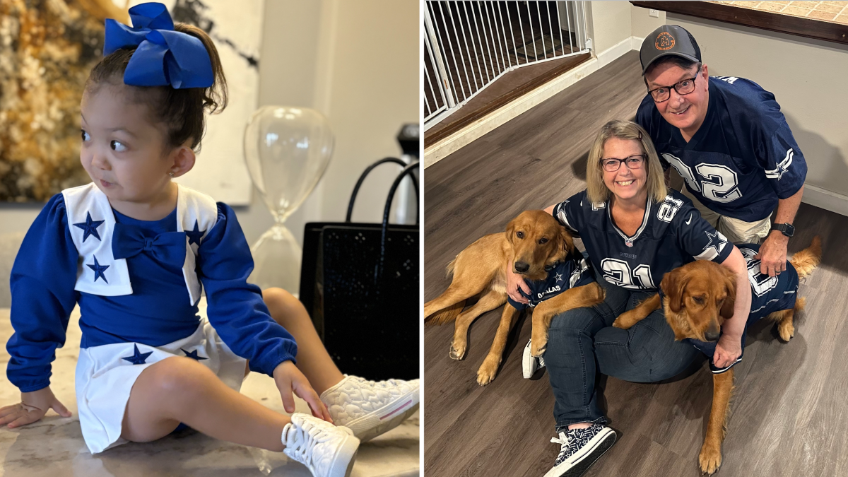 Cowboys Fans: Eleanor-Rae & Janzen family – NBC 5 Dallas-Fort Worth