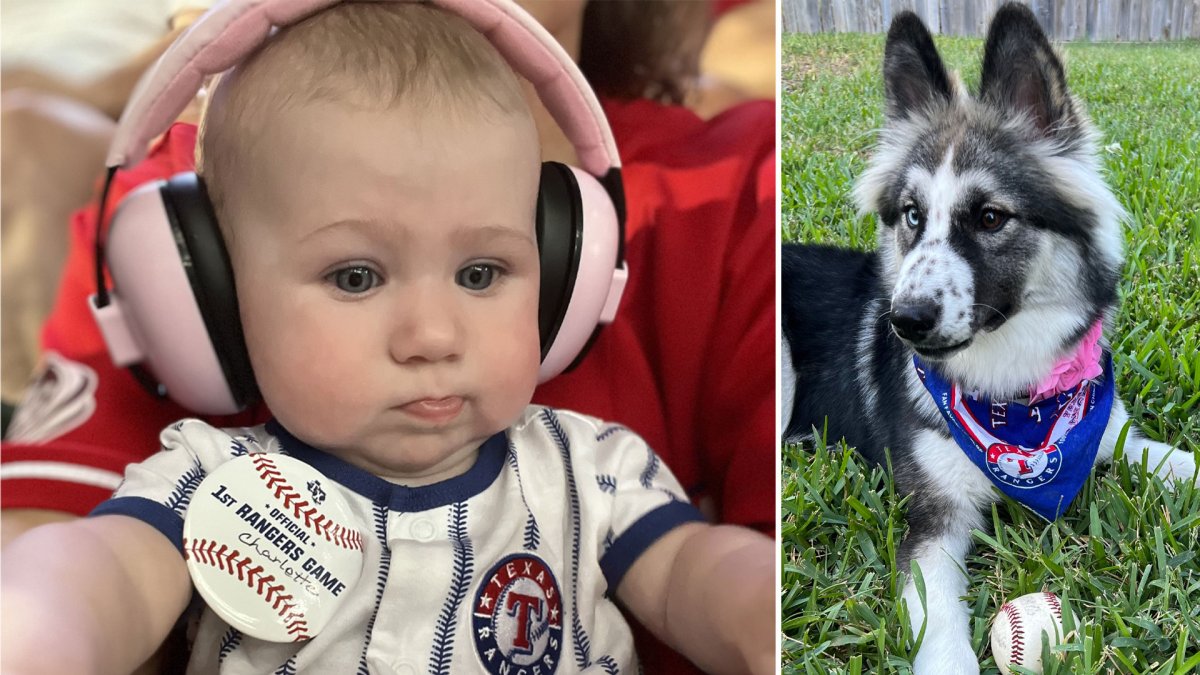 Rangers Fan Photos: Charlotte and Bailey – NBC 5 Dallas-Fort Worth