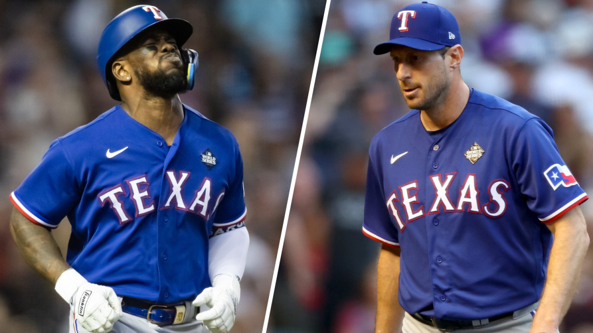Rangers lose Adolis García, Max Scherzer for rest of World Series vs. D ...