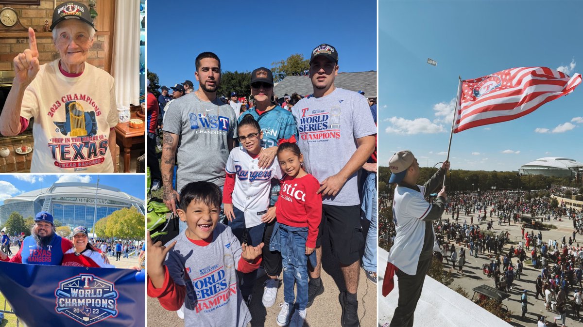 Texas Rangers fans display their team spirit – NBC 5 Dallas-Fort Worth
