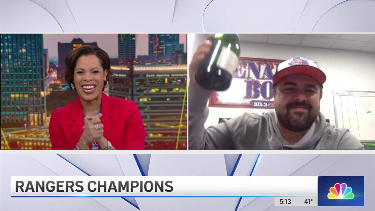Shan Shariff of 105.3 The Fan talks Rangers World Series win on NBC 5 ...