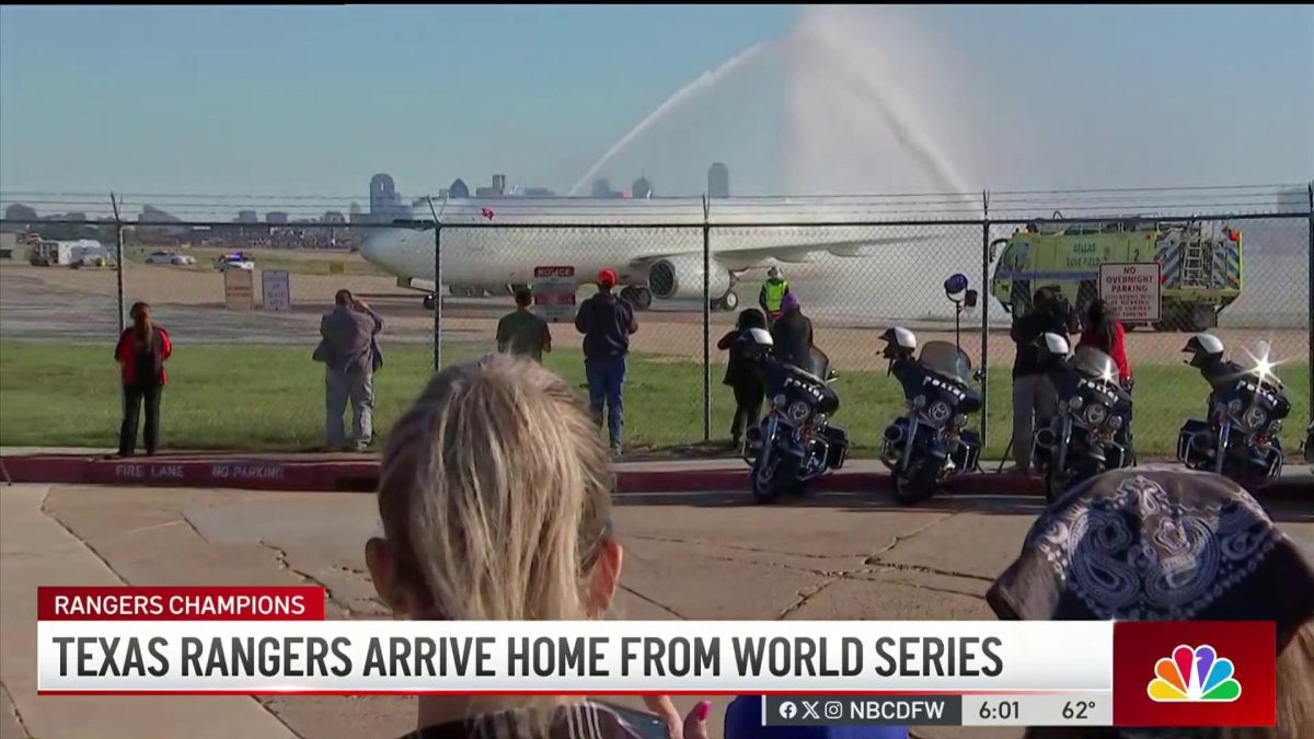 Texas Rangers arrive home from World Series – NBC 5 Dallas-Fort Worth