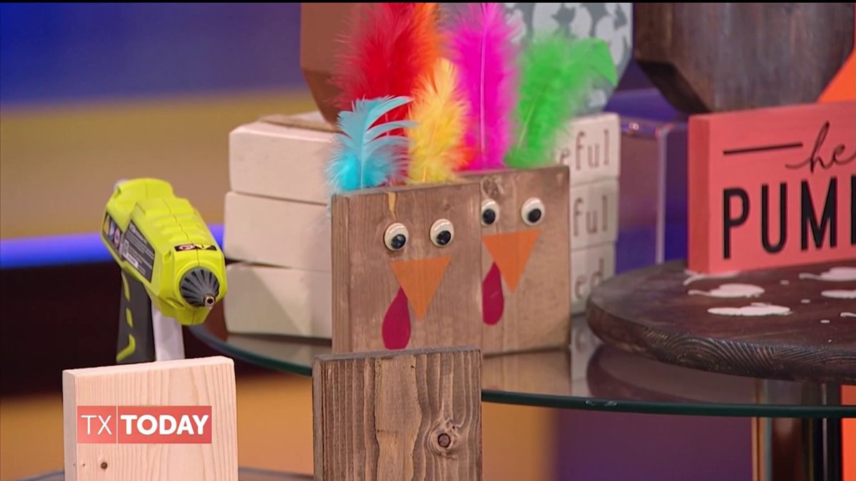 DIY an adorable wooden turkey – NBC 5 Dallas-Fort Worth