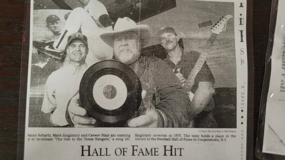 There was ‘Ode To The Texas Rangers’ before there was Creed – NBC 5 ...