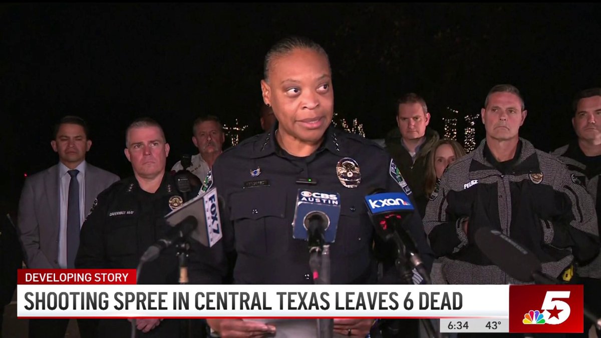 Shooting spree in Central Texas leaves 6 dead, 3 injured – NBC 5 Dallas ...