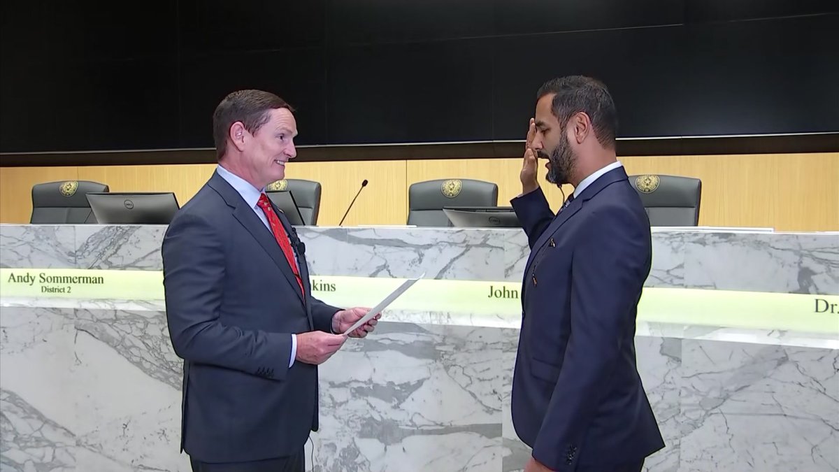Heider Garcia sworn in as the next elections administrator in Dallas ...