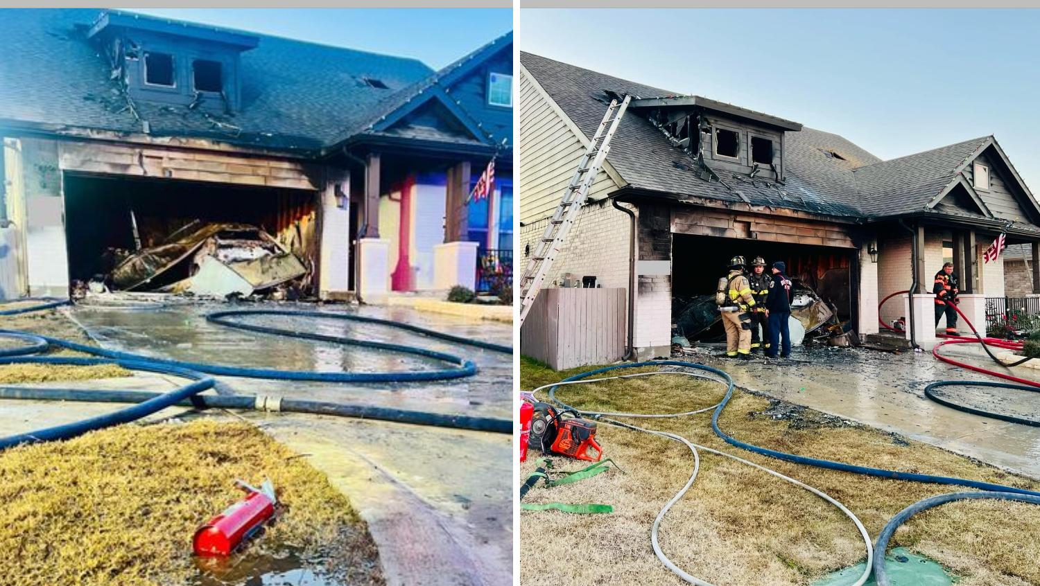 Firefighters rescue dog from Denton County home after garage goes up in ...